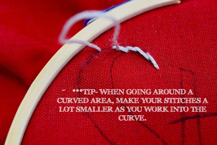 THE STEM STITCH | HOW TO MAKE THE STEM STITCH AND A FREE VALENTINE'S ...