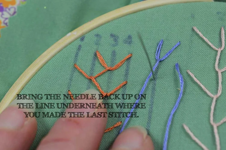 HOW TO MAKE THE FEATHER STITCH | VARIATIONS AND EMBELLISHMENTS — Pam ...