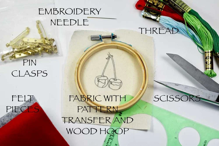 HOW TO MAKE AN EMBROIDERED PIN / EMBROIDERY AS WEARABLE ART — Pam Ash ...