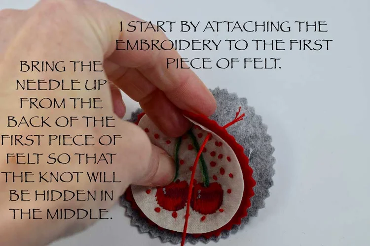 HOW TO MAKE AN EMBROIDERED PIN / EMBROIDERY AS WEARABLE ART — Pam Ash ...