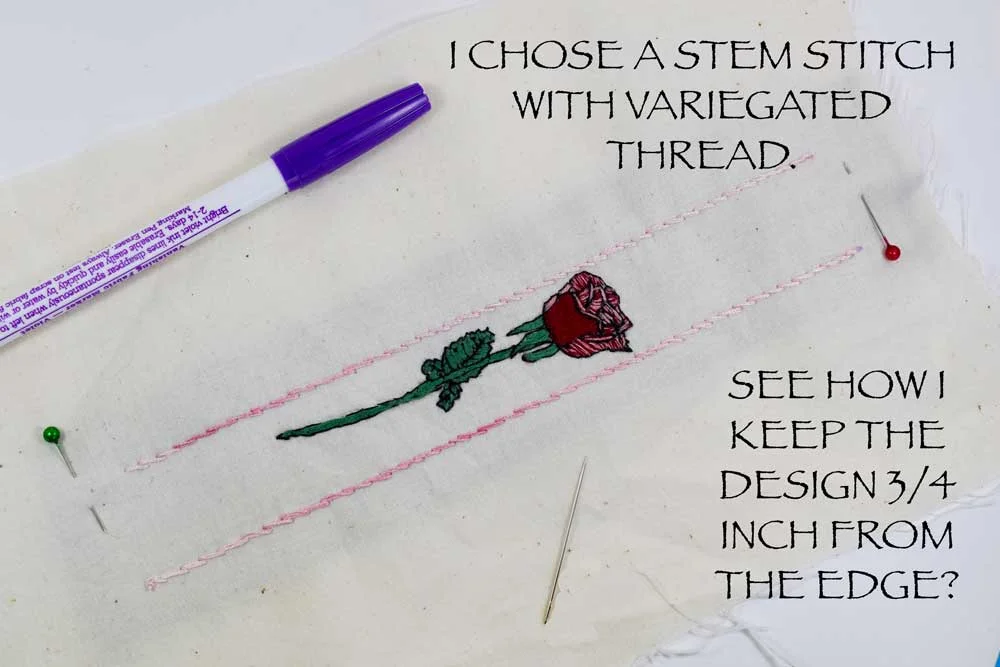 HOW TO MAKE AN EMBROIDERED WRIST CUFF — Pam Ash Designs