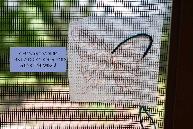 EMBROIDERING ON A SCREEN — Pam Ash Designs