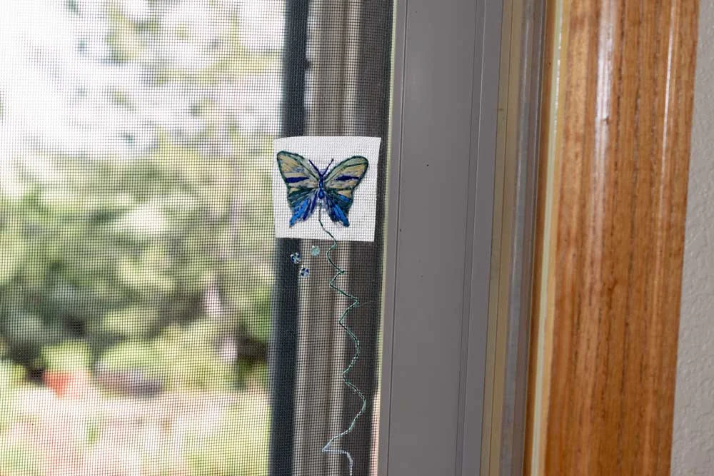 EMBROIDERING ON A SCREEN — Pam Ash Designs