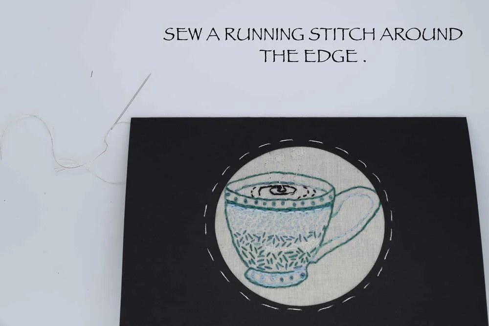 EMBROIDERED CARDS : PRACTICE YOUR EMBROIDERY AND MAKE A KEEPSAKE CARD ...