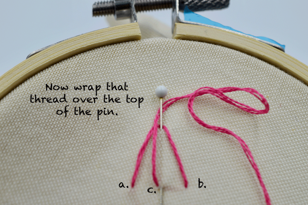 THE WOVEN PICOT STITCH — Pam Ash Designs