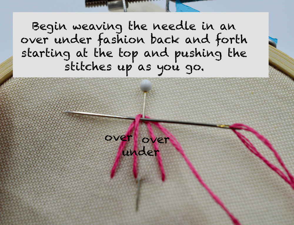 THE WOVEN PICOT STITCH — Pam Ash Designs