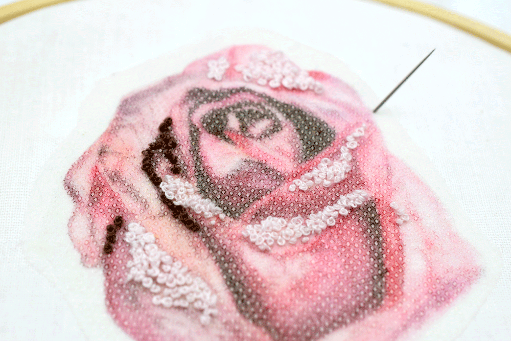 EMBROIDERED POINTILLISM — Pam Ash Designs