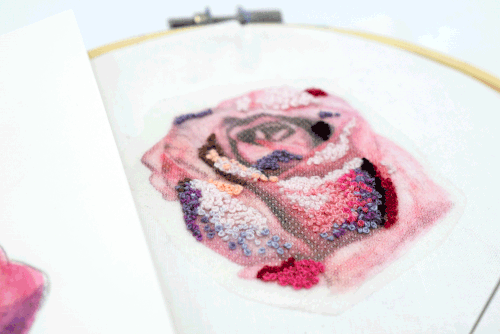 EMBROIDERED POINTILLISM — Pam Ash Designs