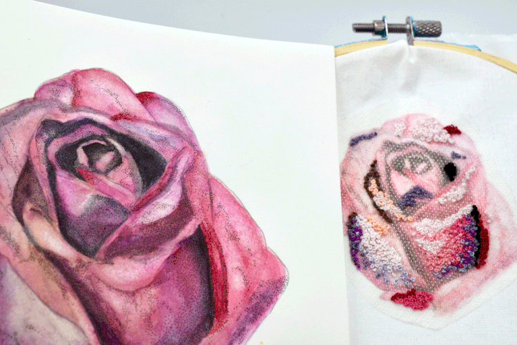 EMBROIDERED POINTILLISM — Pam Ash Designs
