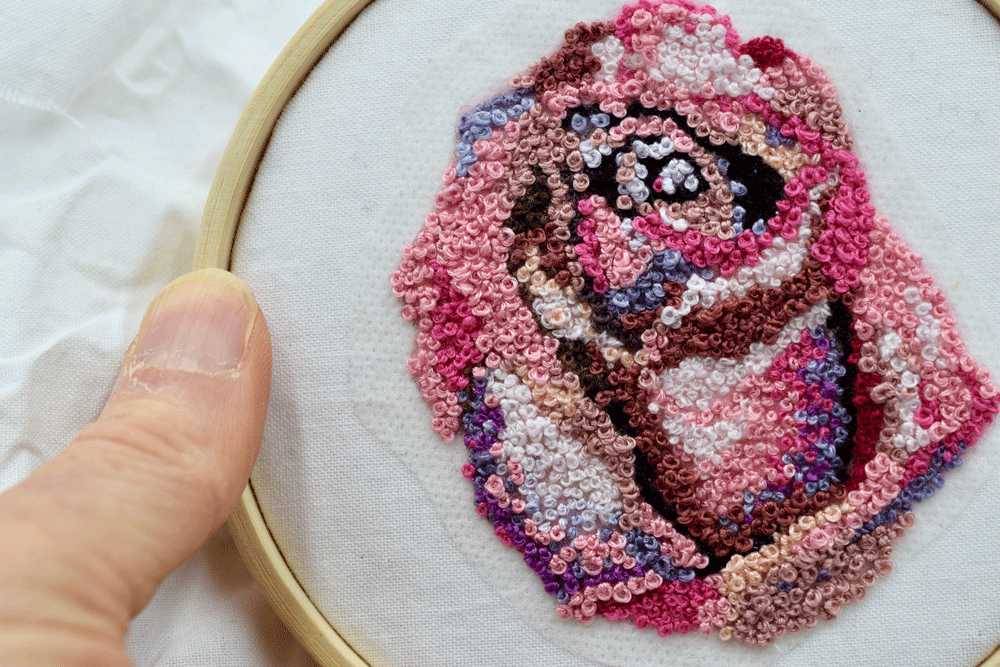 EMBROIDERED POINTILLISM — Pam Ash Designs