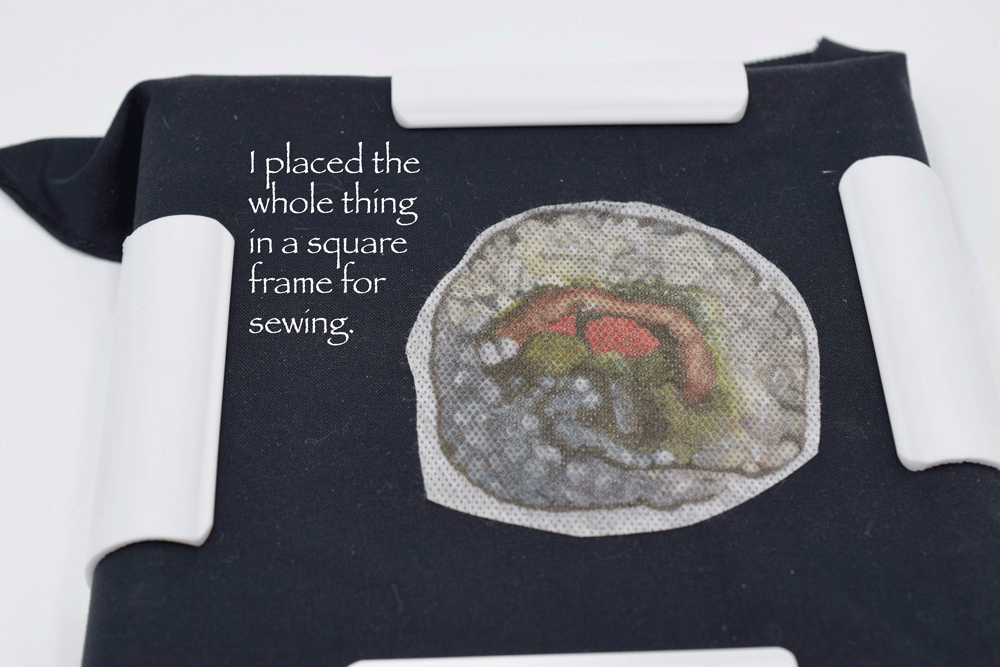 HANGING EMBROIDERY ON A CANVAS FRAME. — Pam Ash Designs