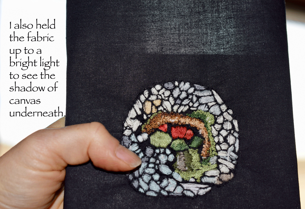 HANGING EMBROIDERY ON A CANVAS FRAME. — Pam Ash Designs