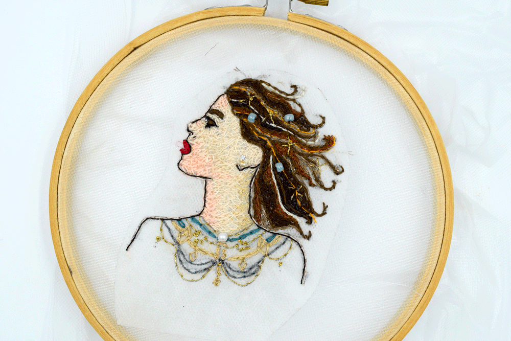 EMBROIDERING ON TULLE — Pam Ash Designs