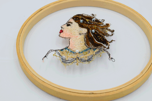 EMBROIDERING ON TULLE — Pam Ash Designs