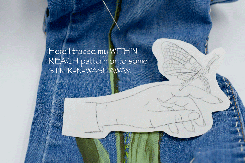 PAINTING AND EMBROIDERING ON DENIM — Pam Ash Designs