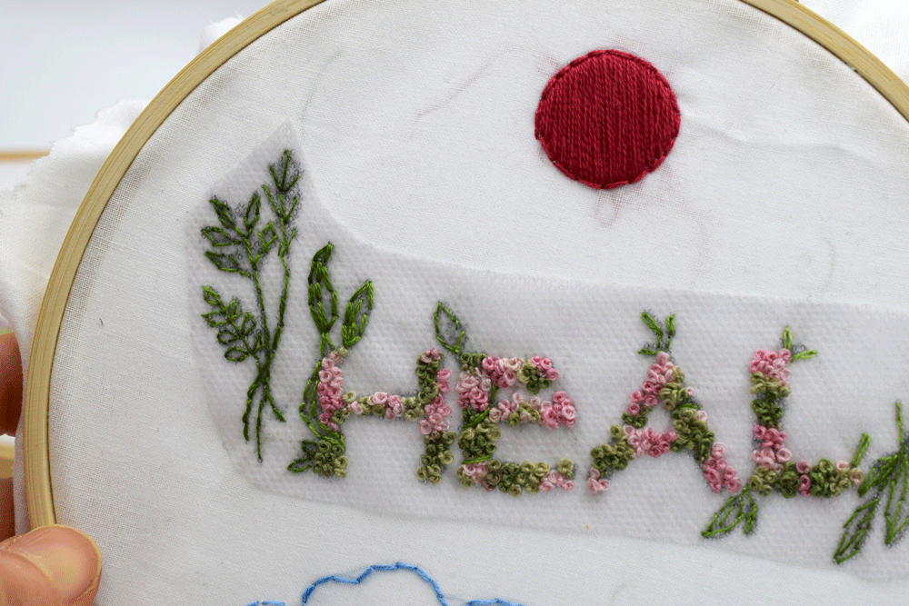 EMBROIDERED VISION BOARD — Pam Ash Designs