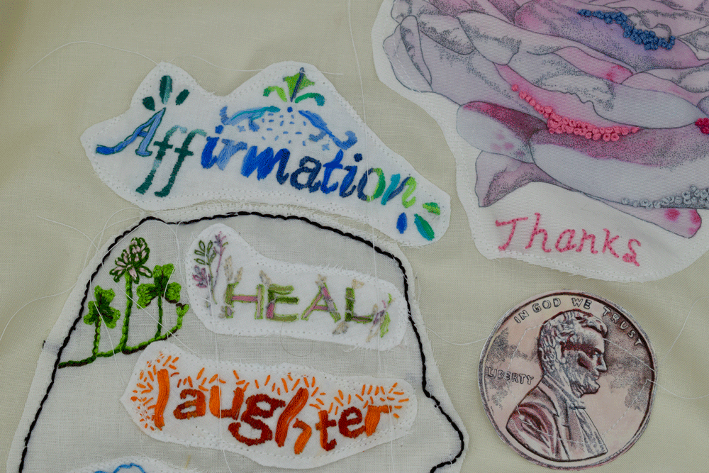 EMBROIDERED VISION BOARD — Pam Ash Designs