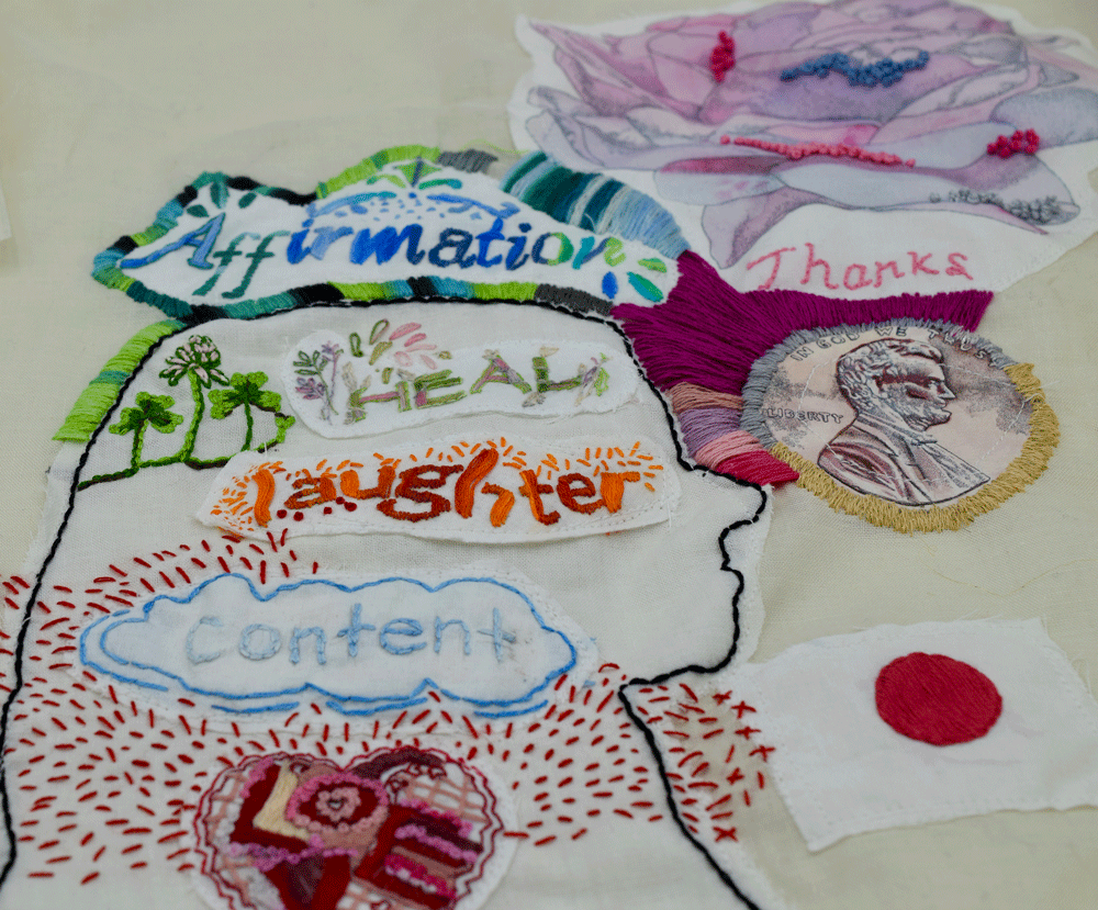 EMBROIDERED VISION BOARD — Pam Ash Designs