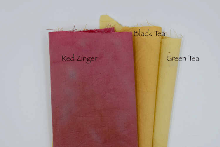 TEA STAINING FABRIC — Pam Ash Designs