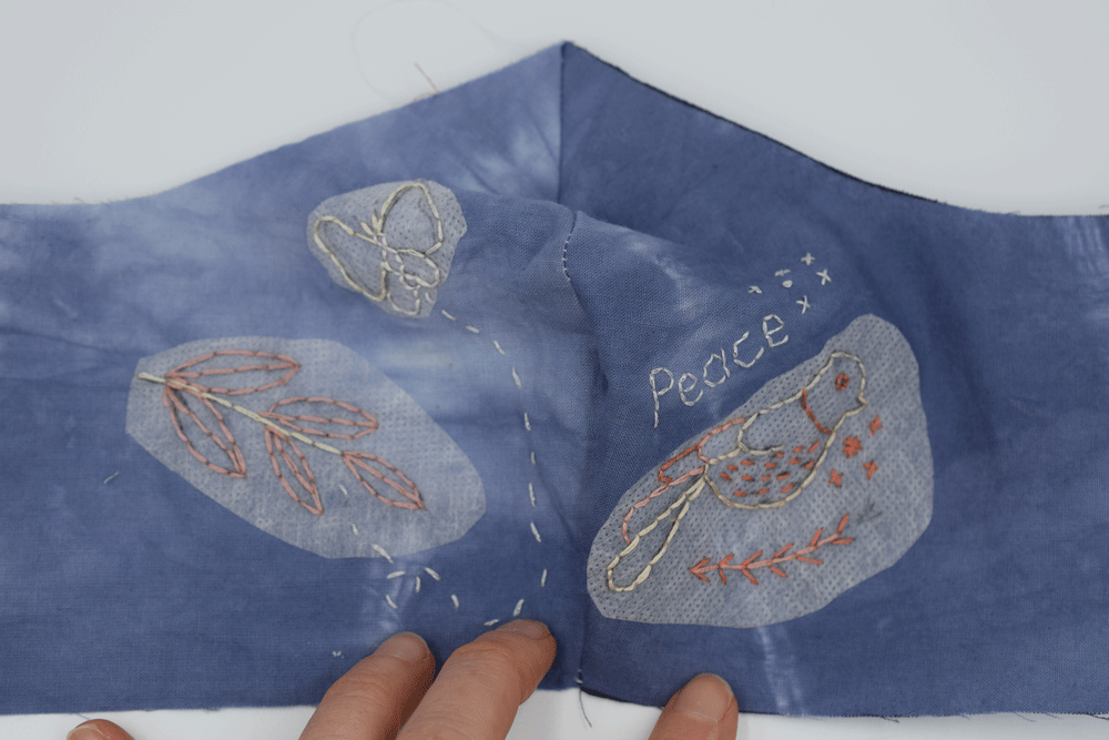 EMBROIDERED MASK — Pam Ash Designs