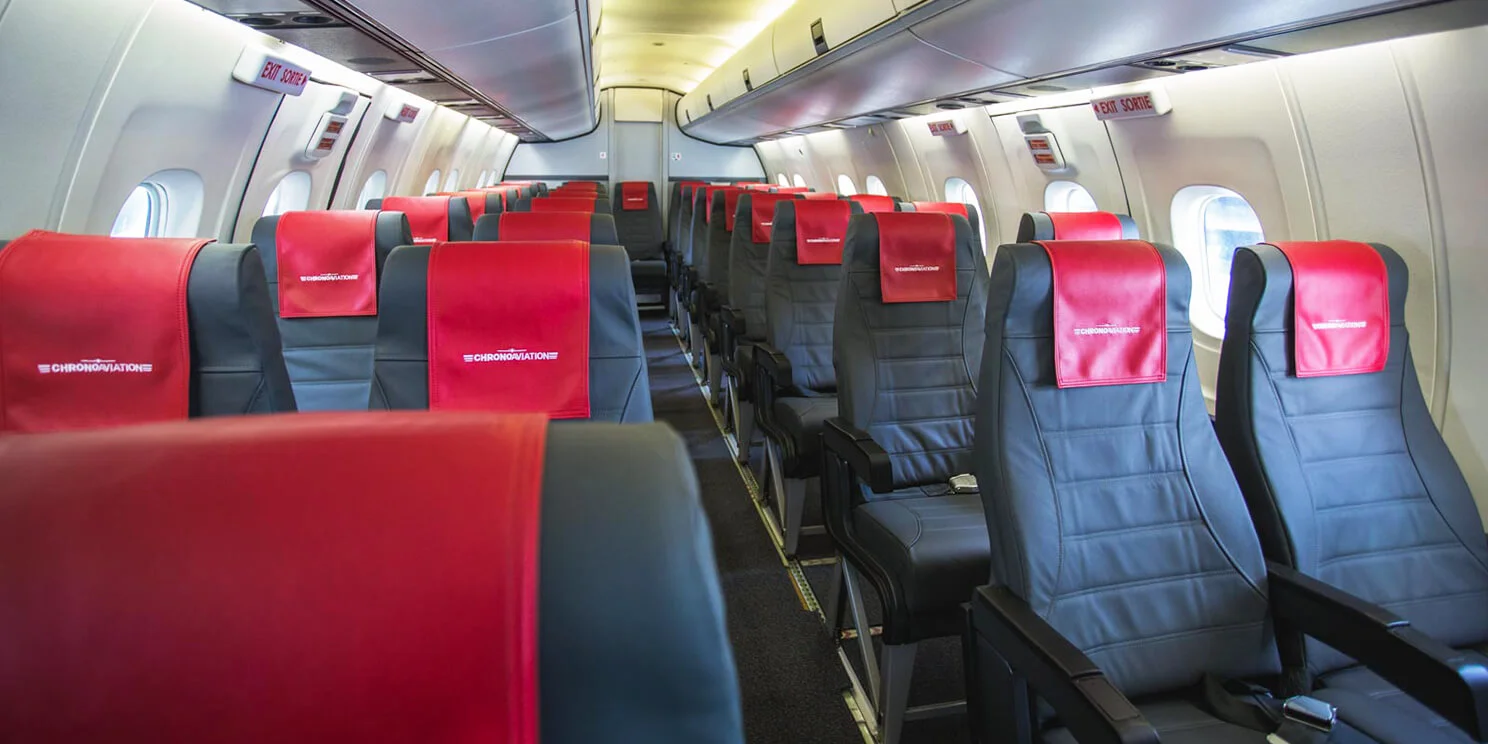 Bombardier Q400 Interior