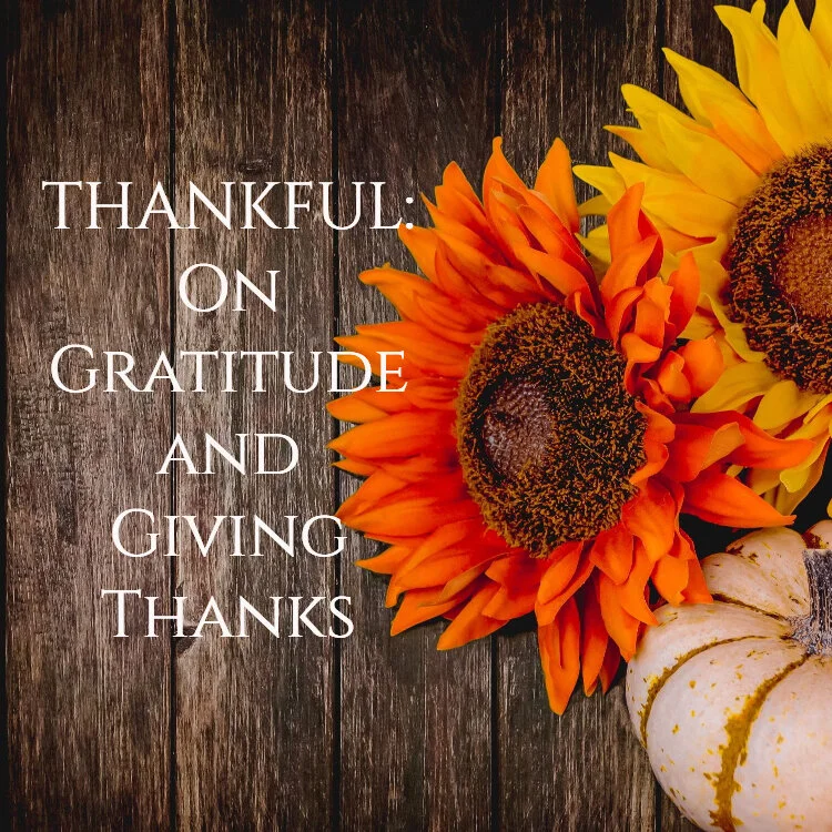 Thankful: On Gratitude and Giving Thanks — fiona harbour