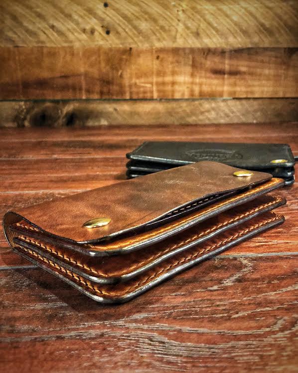 Brando Biker Wallet — Mascon Leather