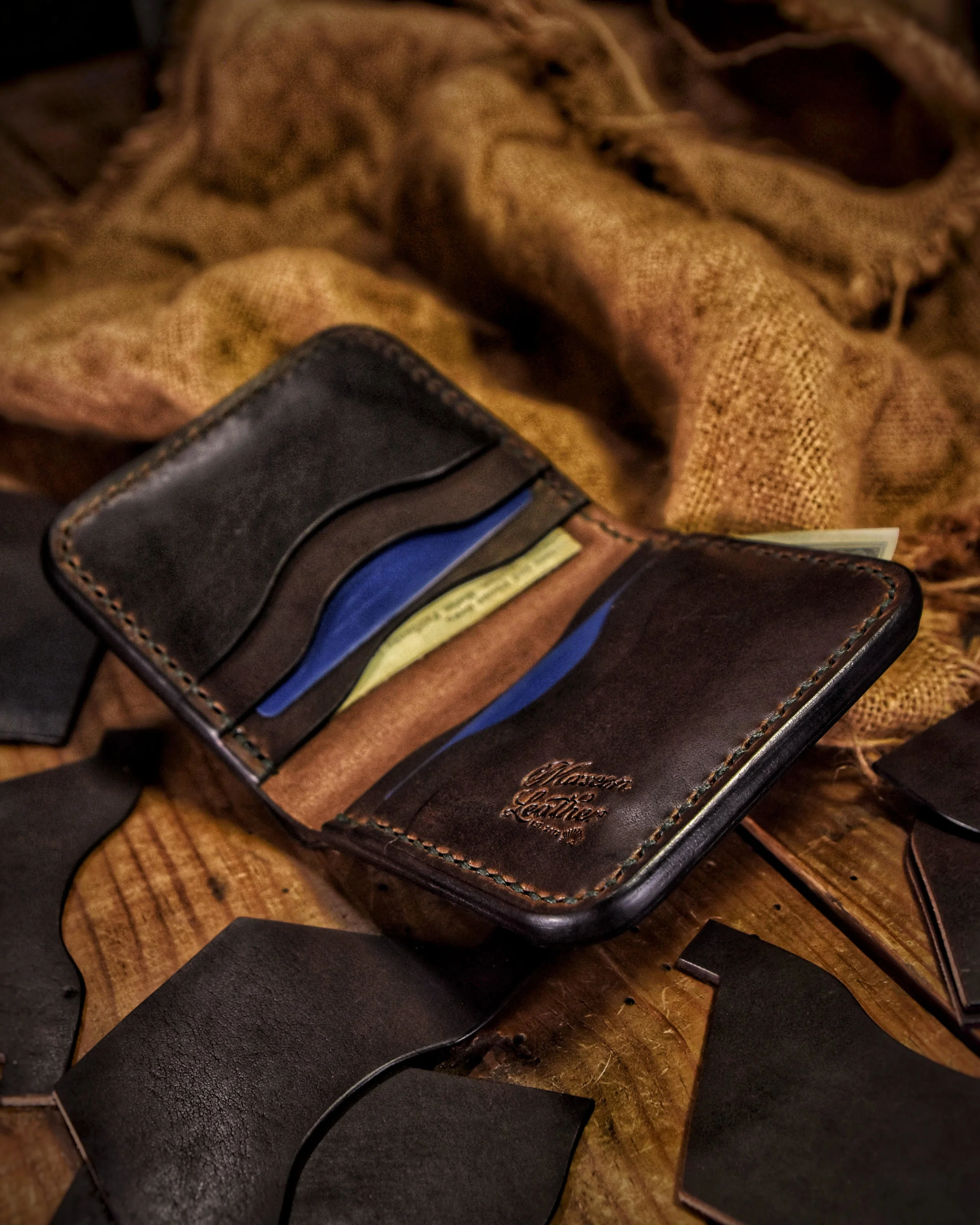 Tiny Tim Wallet — Mascon Leather