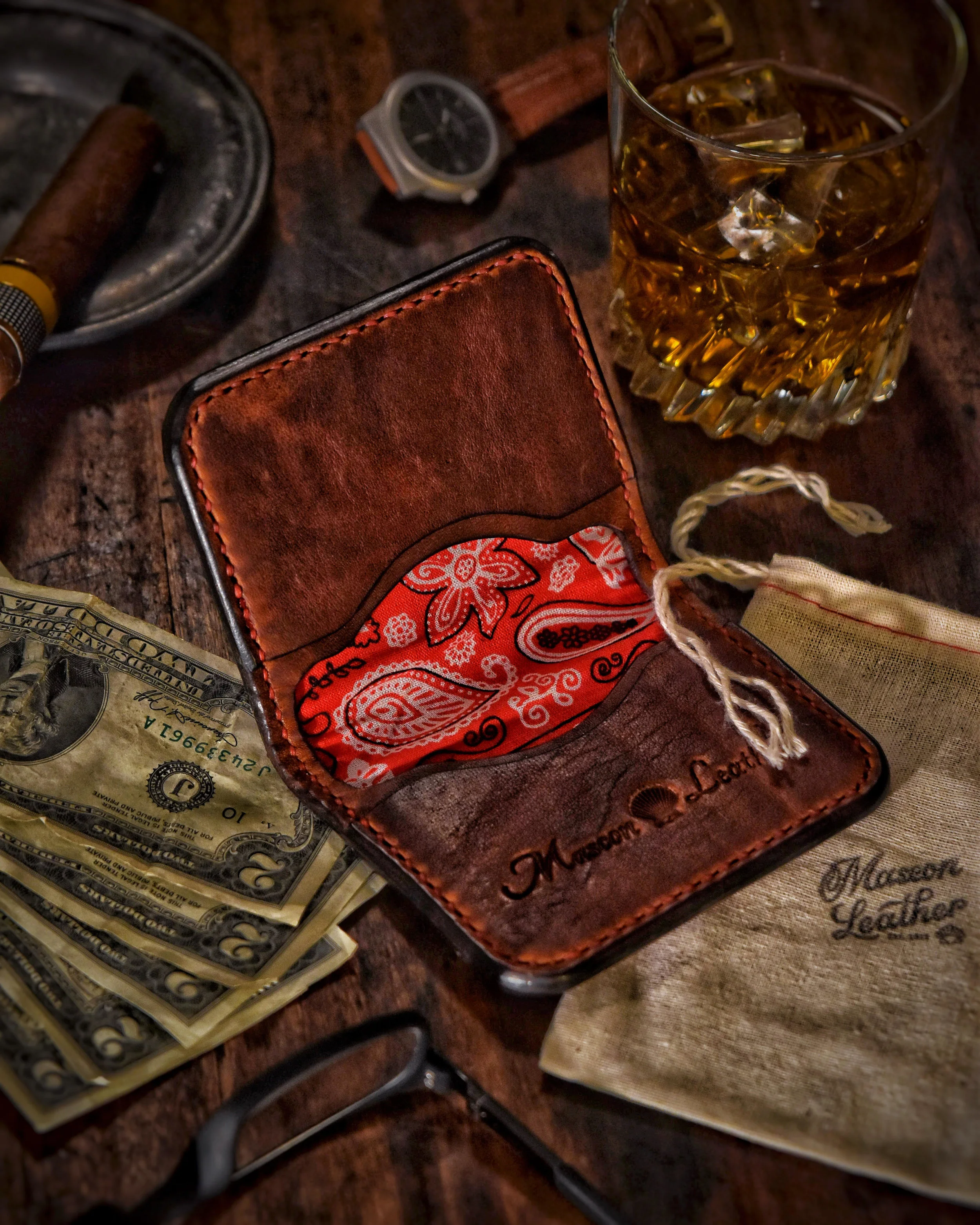 Tiny Tim Wallet — Mascon Leather