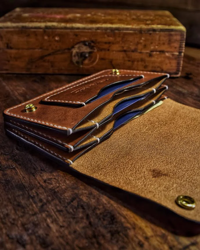 Brando Biker Wallet — Mascon Leather