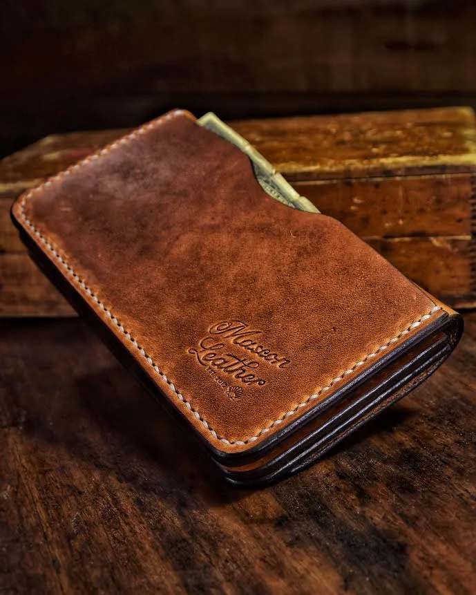 Brando Biker Wallet — Mascon Leather