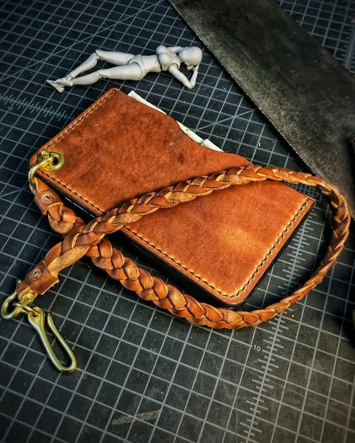 Brando Biker Wallet — Mascon Leather