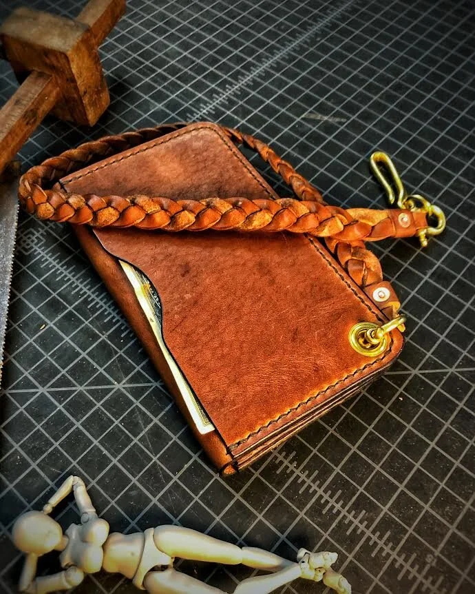 Brando Biker Wallet — Mascon Leather
