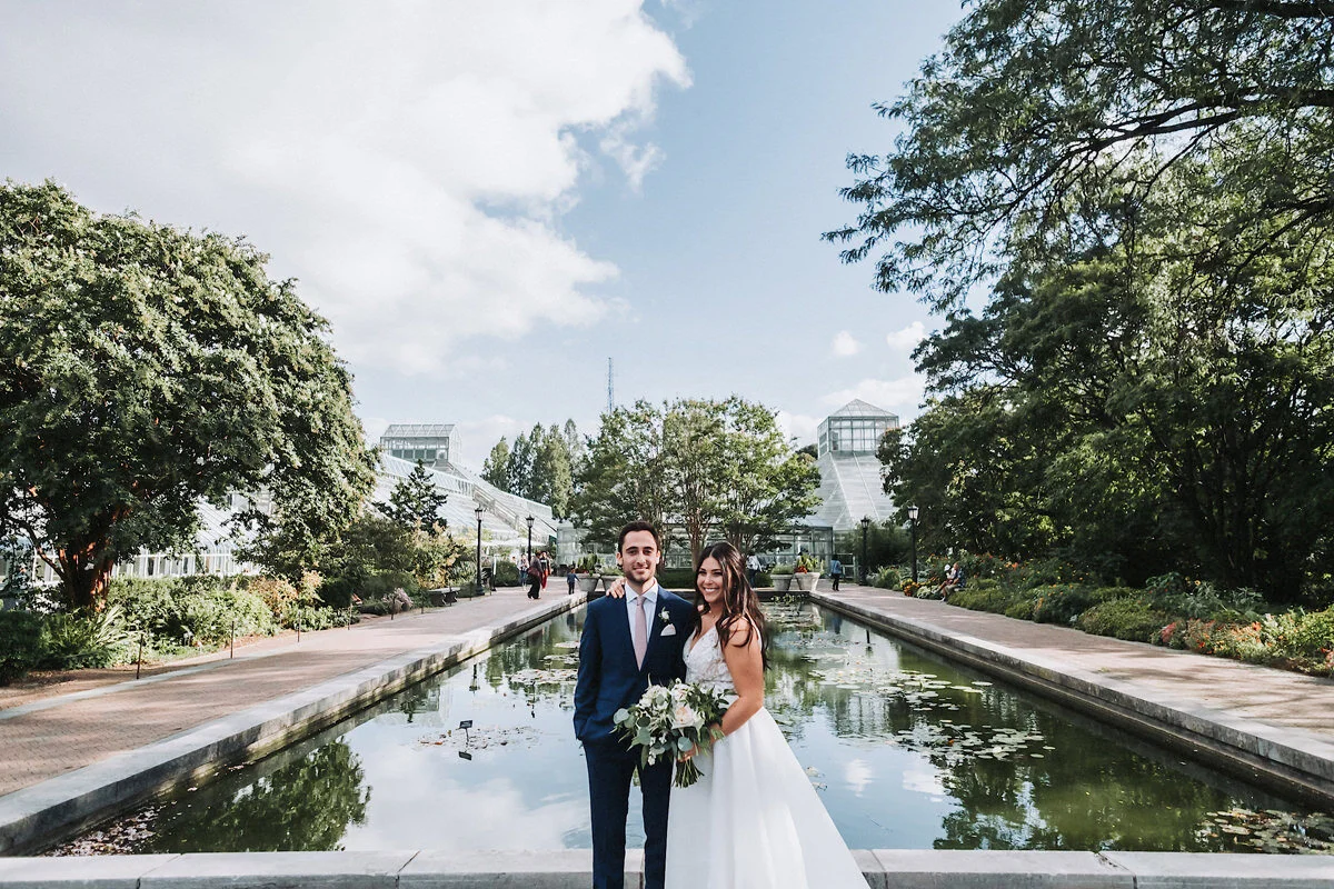 Amanda & Alex's Brooklyn Botanical Garden Wedding | Brooklyn, NYC ...