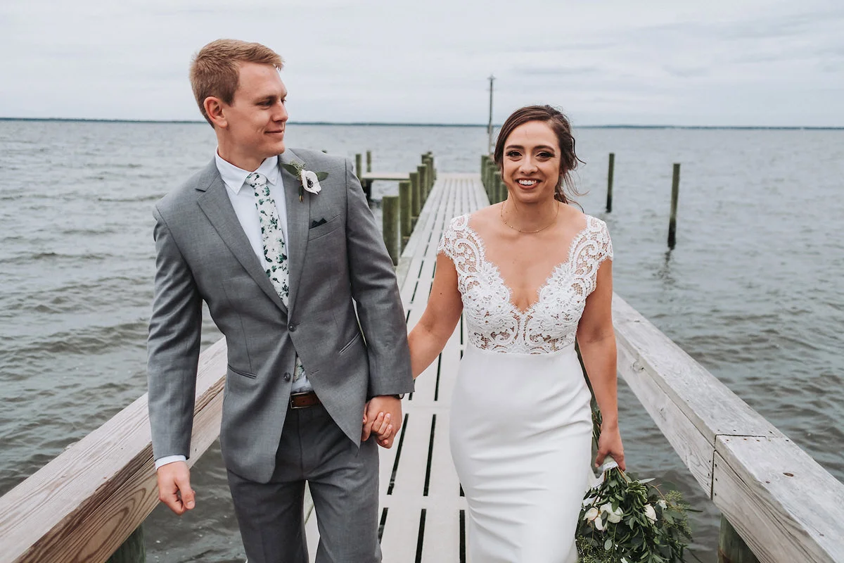 Caroline & Chase's The Stallings House Wedding | Oriental, NC | John ...