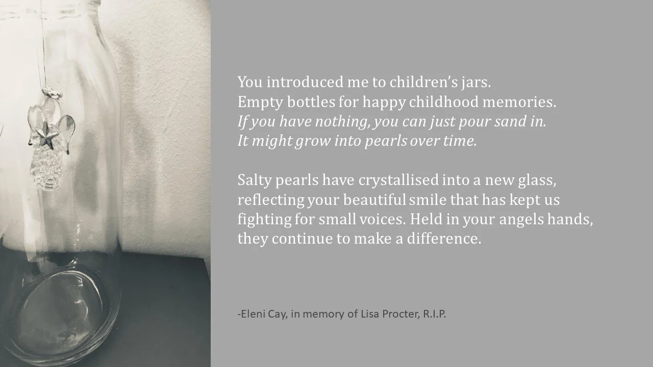 Remembering Lisa Procter — Per Ars Poetica Ad Cor Vitae