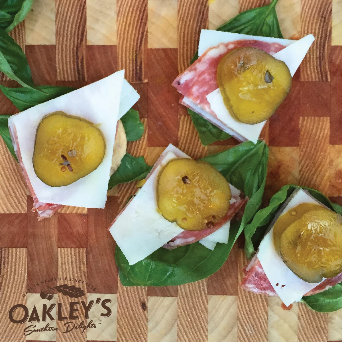 Basil Pickle Wraps — Oakley's Southern Delights