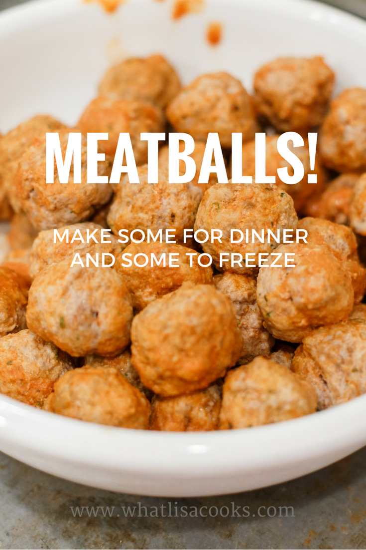 Easy Homemade Meatballs — What Lisa Cooks