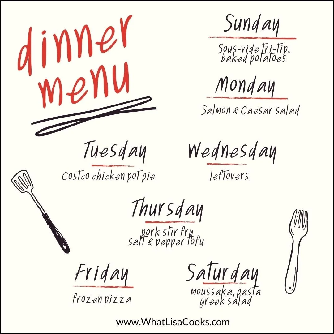 Meal plan #15: 7-day dinner menu — What Lisa Cooks