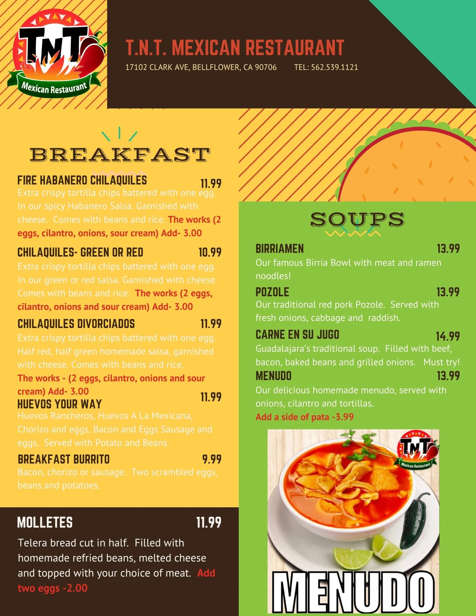 TNT MEXICAN RESTAURANT