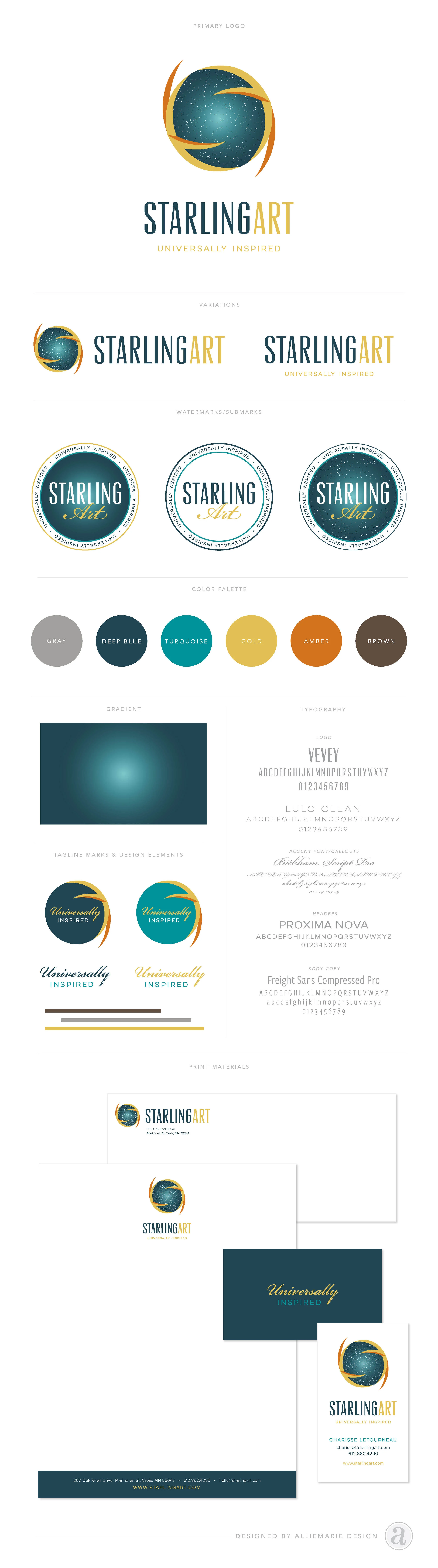 Brand Reveal: Starling Art — AllieMarie Design