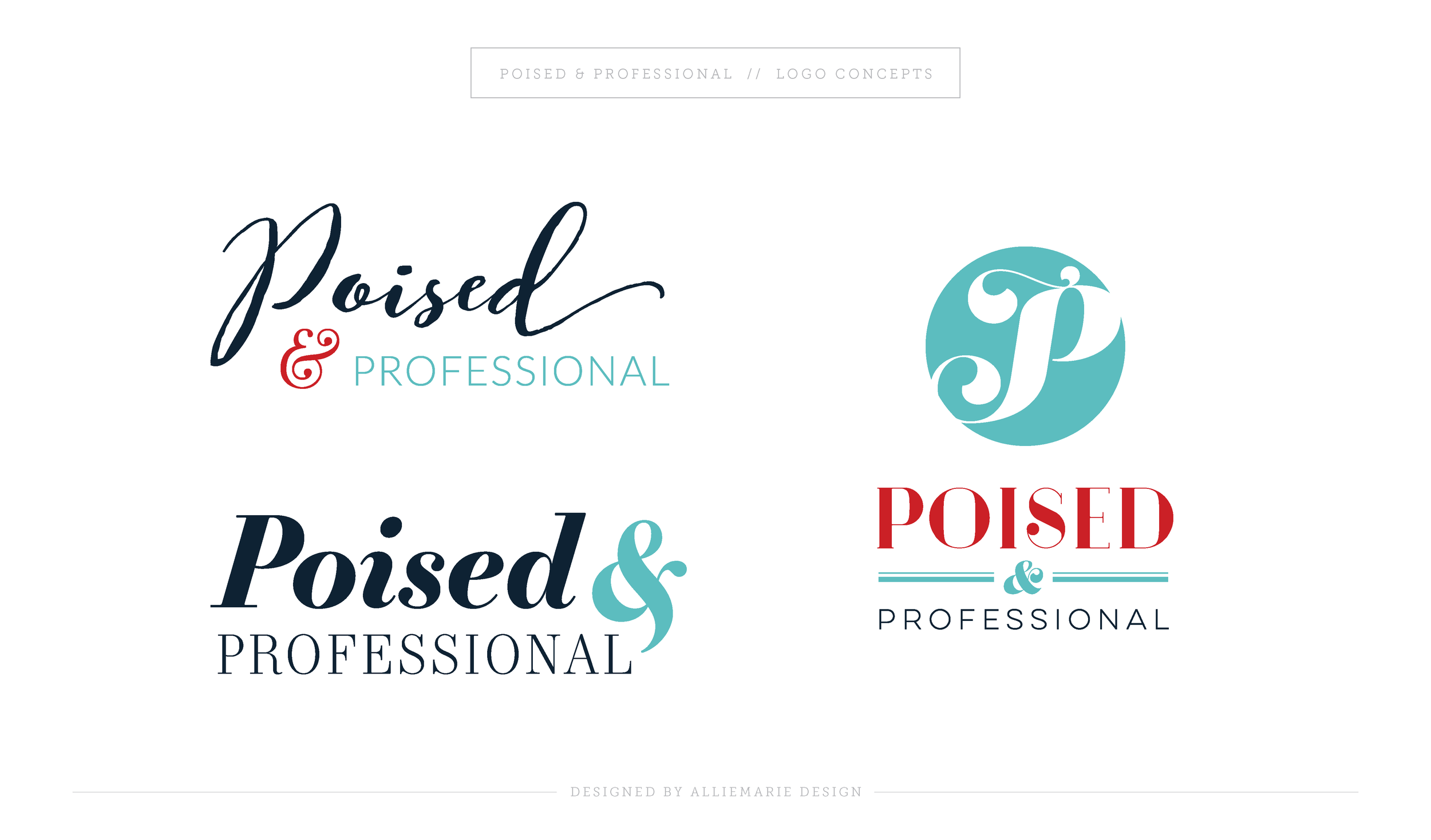 Brand Reveal: Poised & Professional — AllieMarie Design