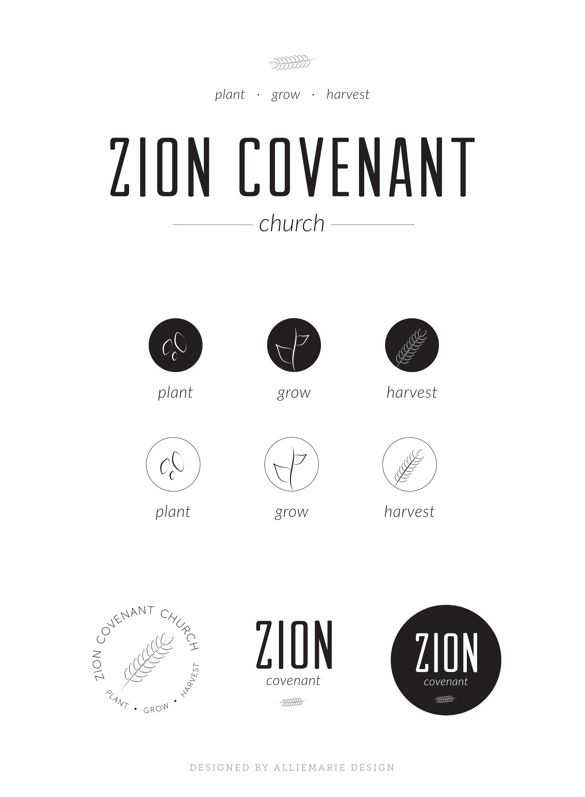 Brand Reveal: Zion Covenant Church — AllieMarie Design