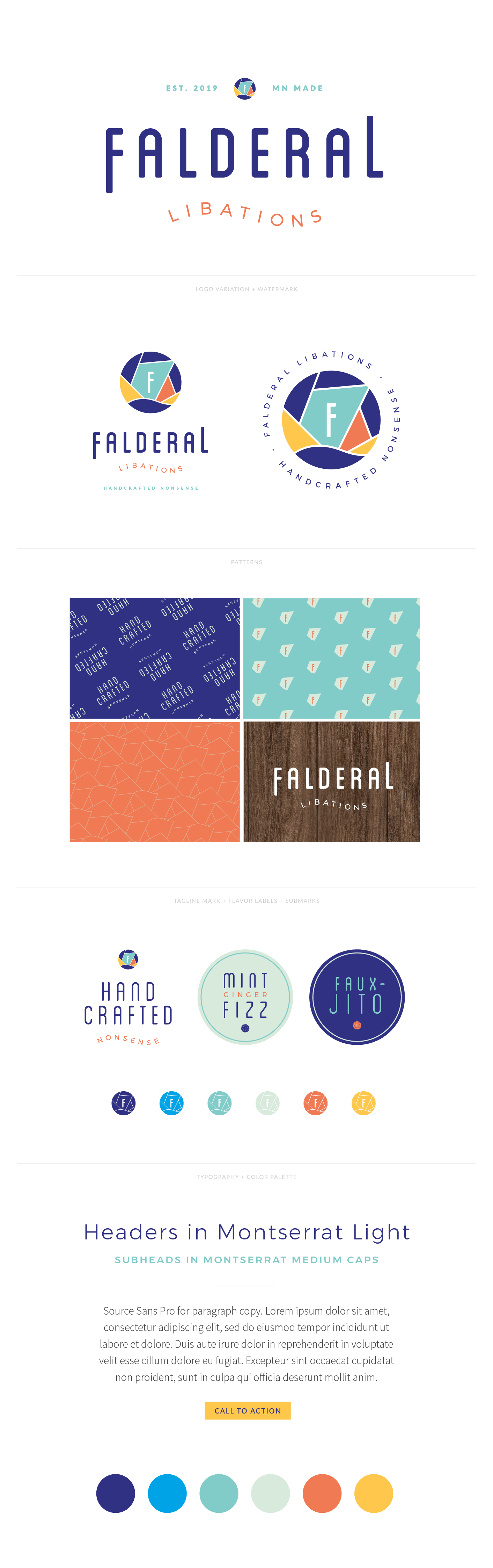 Falderal Libations — AllieMarie Design