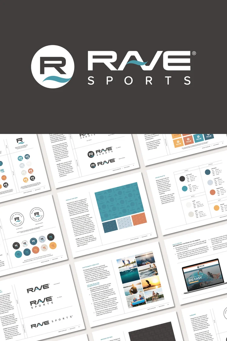 RAVE Sports Rebrand Case Study — AllieMarie Design