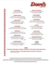 Menu — Dove's Luncheonette Chicago