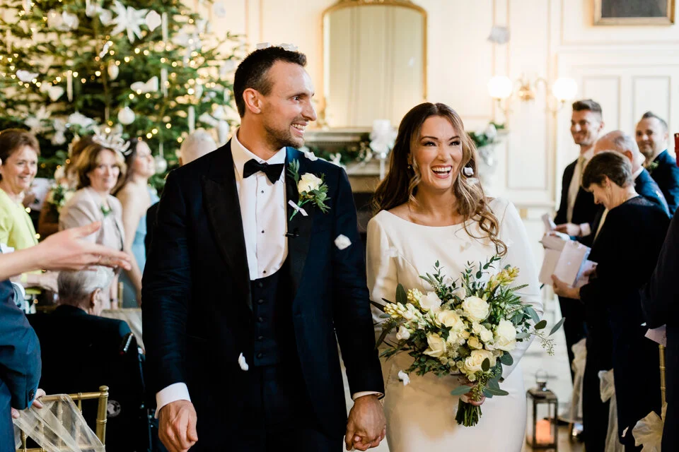 Stephanie and Mark • Gosfield Hall • A winter wedding with all the ...