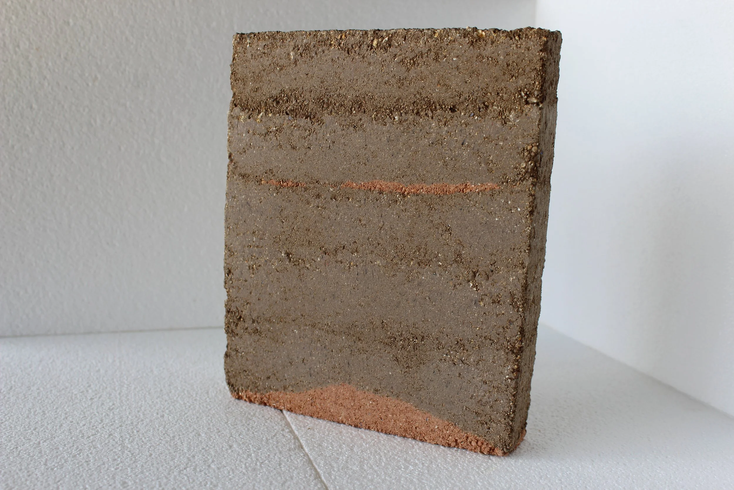 Mini 5" x 6" Rammed Earth Sample