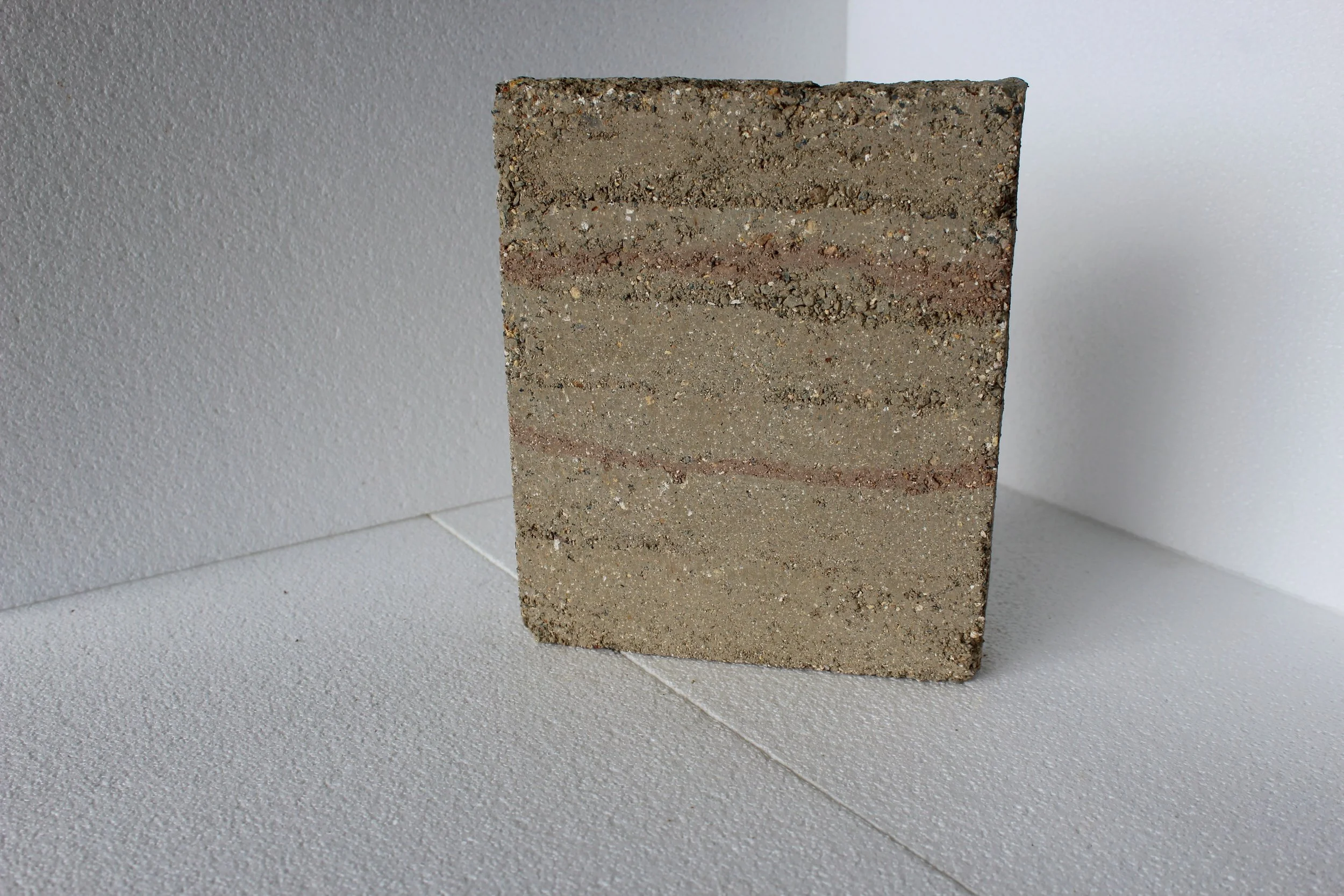Mini 5" x 6" Rammed Earth Sample