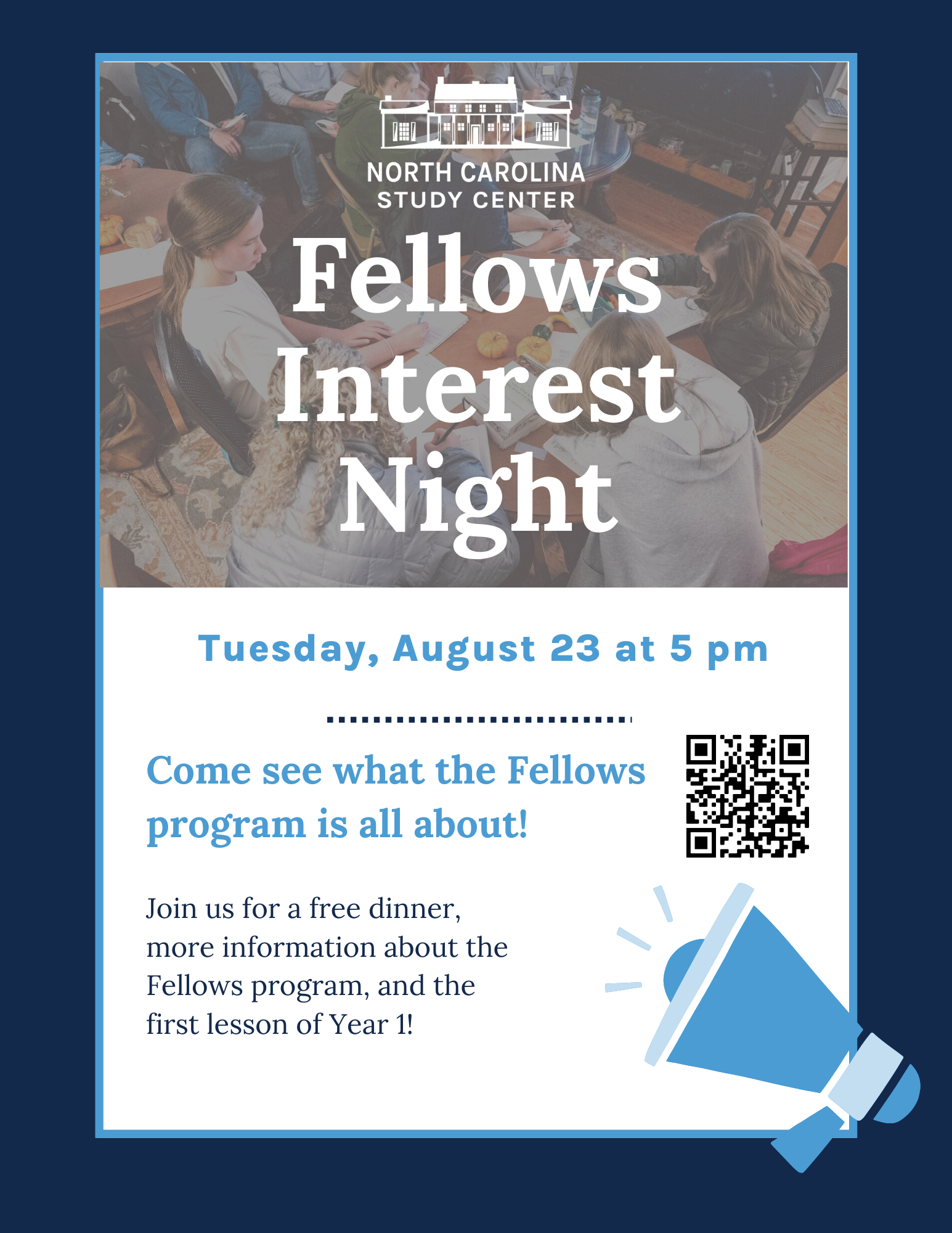 NC Study Center Events — North Carolina Study Center